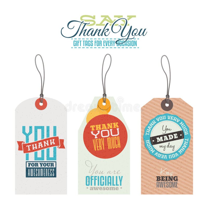 Thank You Labels and Icon stock vector. Illustration of buttons - 30139696