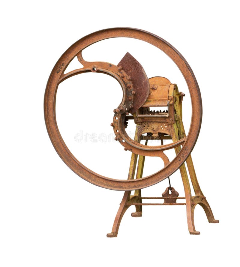 Vintage thrasher machine stock image. Image of manufacture - 32631995