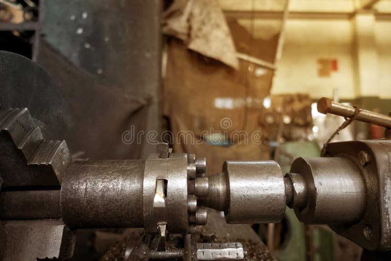 Vintage Thread Milling Machine Stock Image - Image of drilling ...