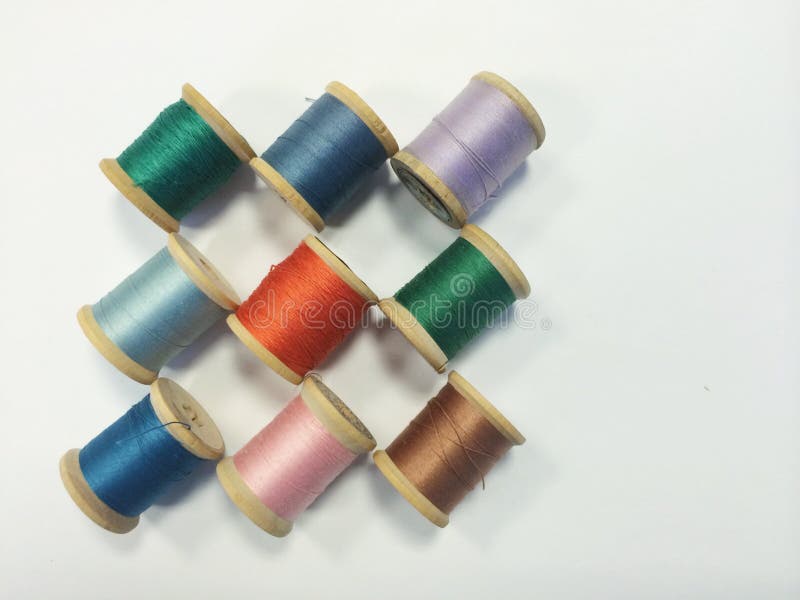 Vintage Thread stock image. Image of seamstress, brown - 50964209