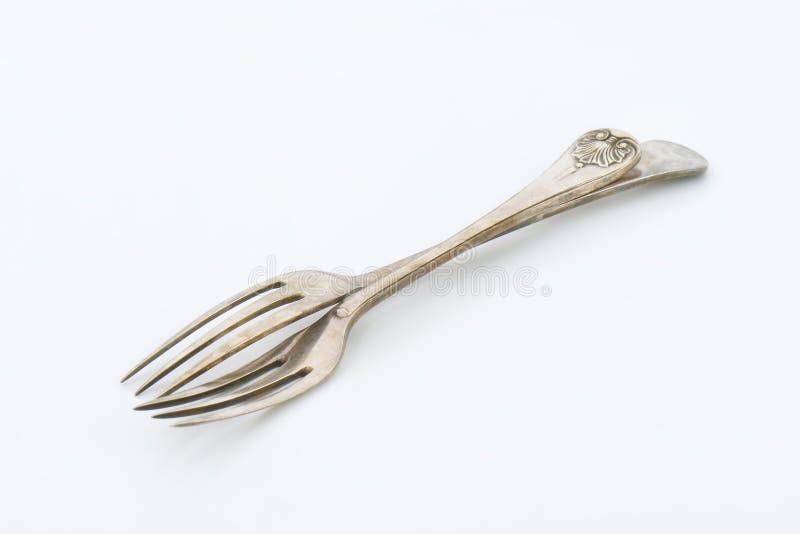 Vintage three-tine forks stock photo. Image of metal - 65260464
