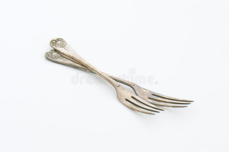 Vintage three-tine forks stock photo. Image of shot, antique - 65260796