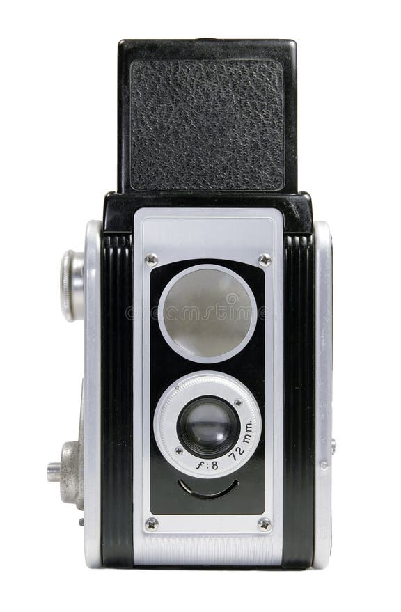 Vintage TLR Camera stock photo. Image of white, rare, vintage - 5606302