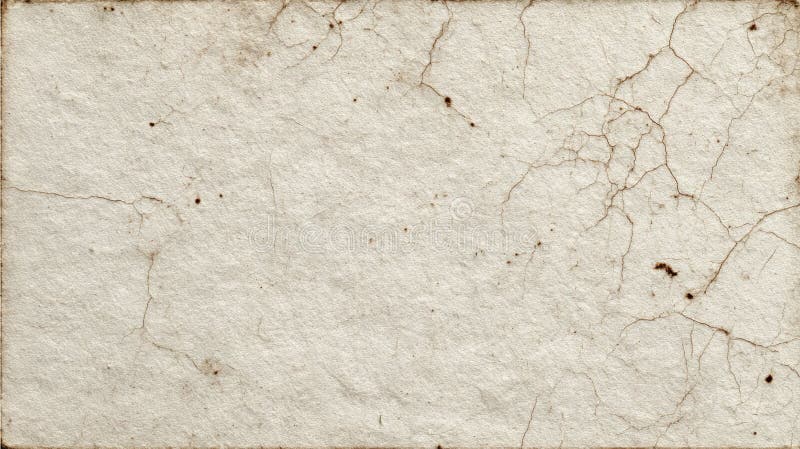 Vintage Torn Paper, White Surface with Visible Glue Lines and Dirt ...