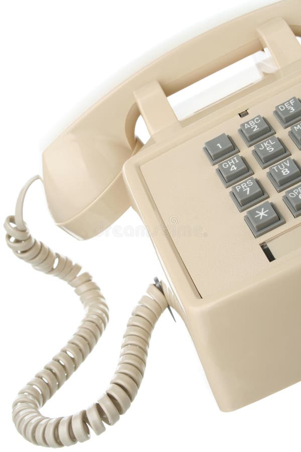 Vintage Touch Tone Telephone Stock Image - Image of hello, conceptual ...