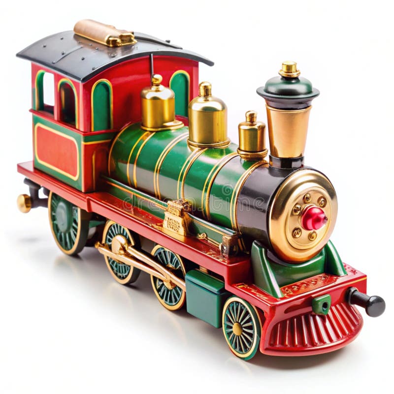 Vintage toy train model stock image. Image of antique - 362369067