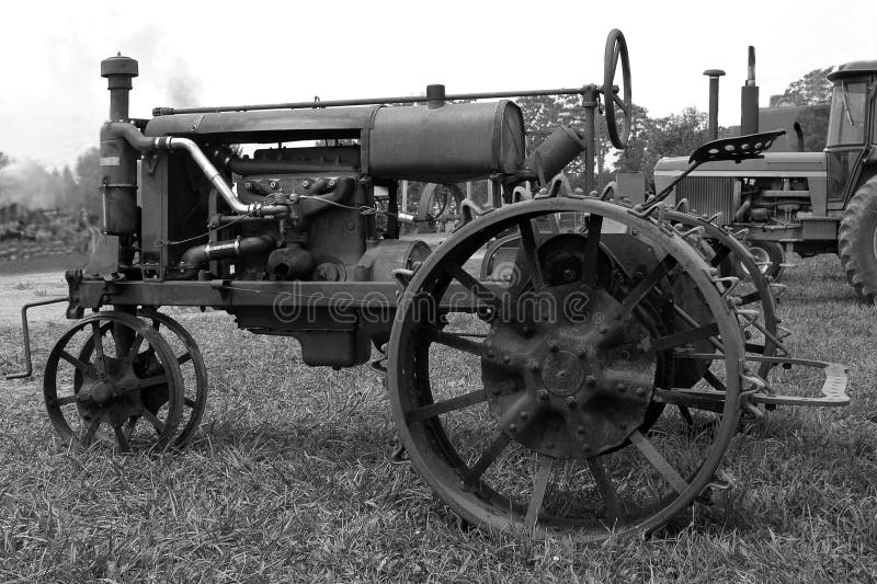Vintage Tractor stock image. Image of equipment, farm, tractors - 186627