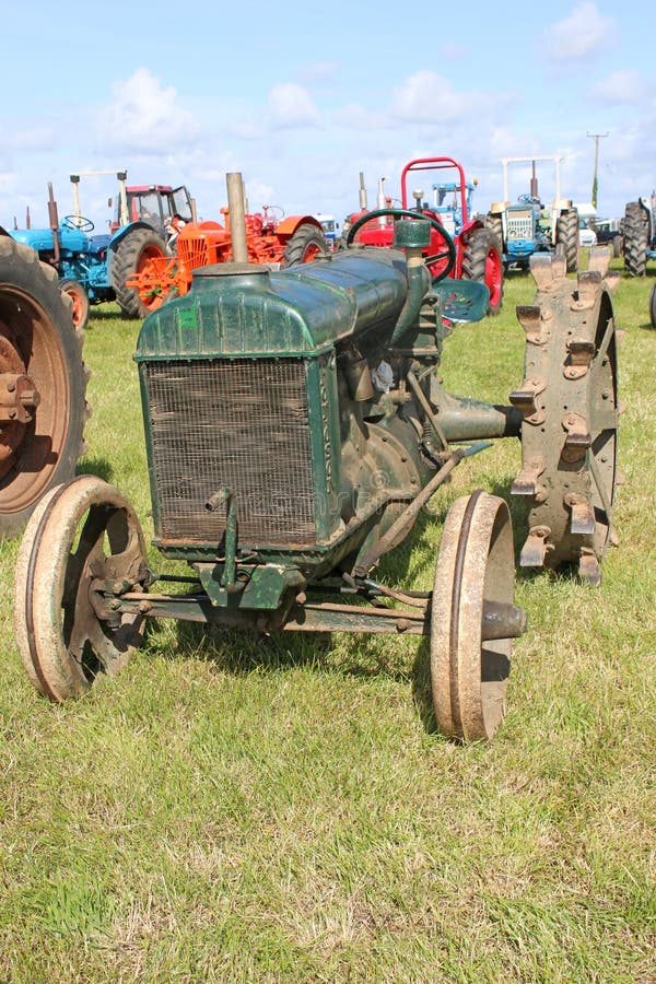 Vintage tractor stock photo. Image of tread, machines - 108530996