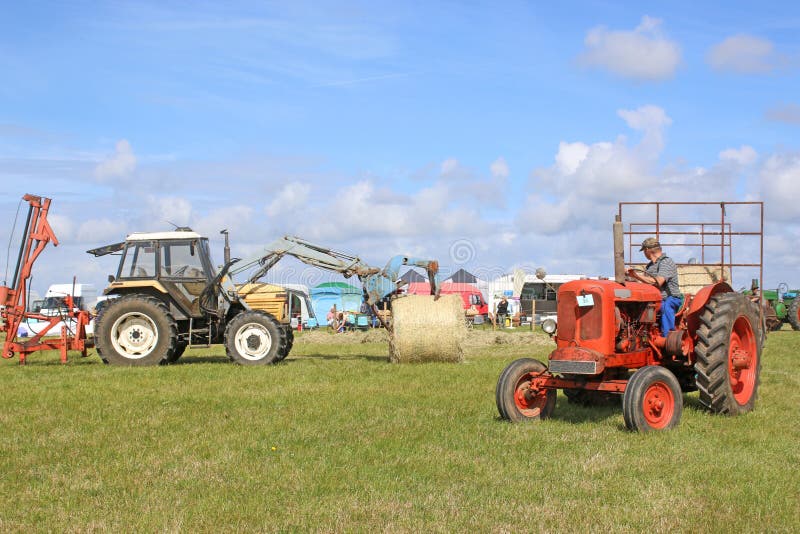 Vintage tractors editorial image. Image of front, trailer - 113731695