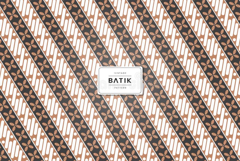 Vintage Traditional Batik Seamless Pattern Collection Stock Vector ...