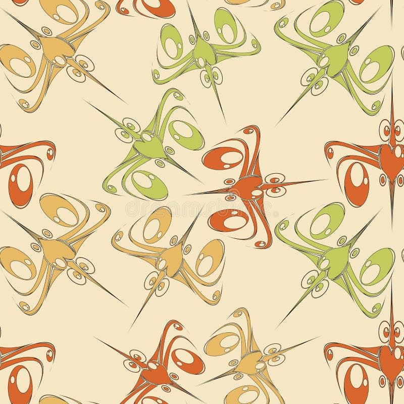 Vintage Traditional Mughal Pattern Design Stock Illustration ...