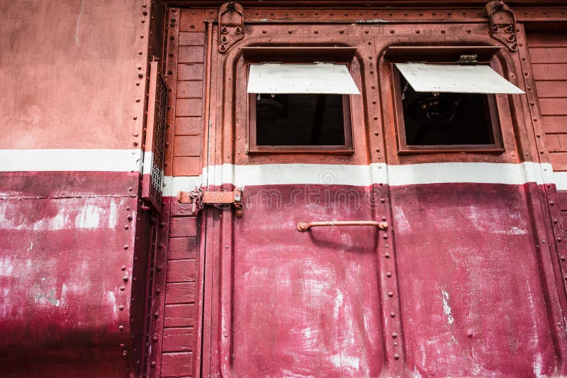 Vintage train door stock image. Image of retro, railways - 39432069