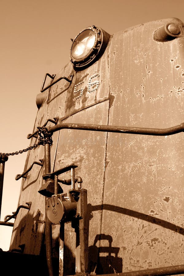 Vintage train engine stock photo. Image of sepia, museum - 2675934