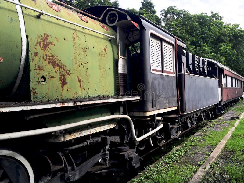 Vintage Train Railway Transportation Perspective Stock Image - Image of ...