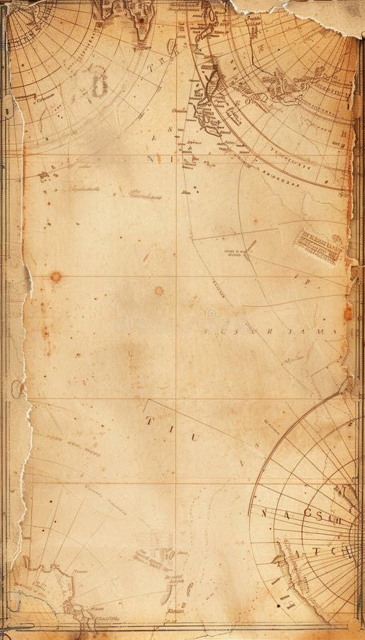 Vintage Travel Postcard Design with Aged Paper and Subtle Stamp ...