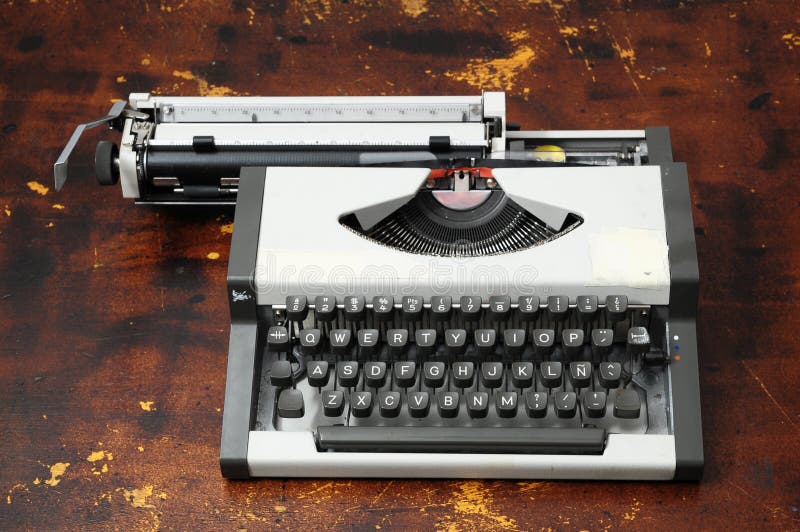 Vintage Travel Typewriter stock image. Image of writing - 33983049