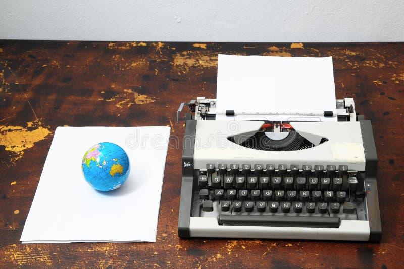Vintage Travel Typewriter stock image. Image of antique - 33983571