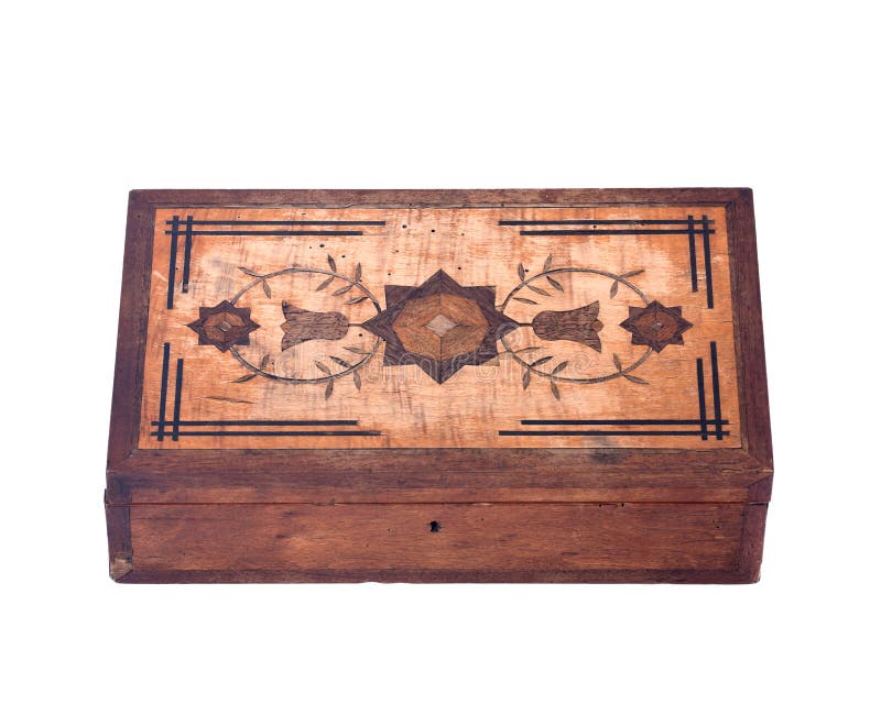 Vintage treasure box stock photo. Image of trunk, isolated - 75880178
