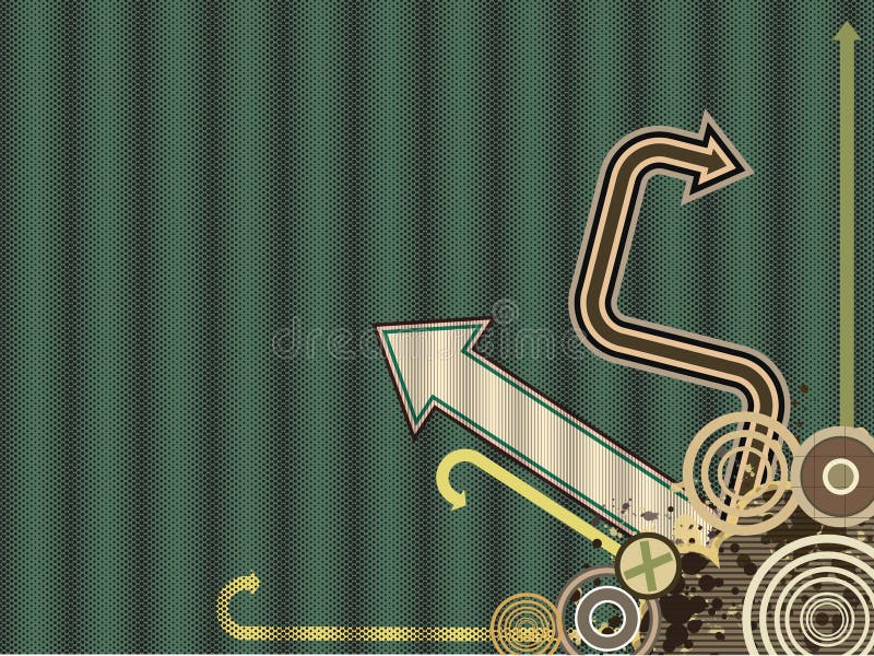 Vintage Trendy Vector Arrow Background Stock Vector - Illustration of ...