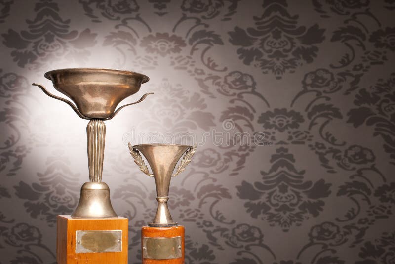 Vintage trophies stock photo. Image of ancient, achievement - 33089240