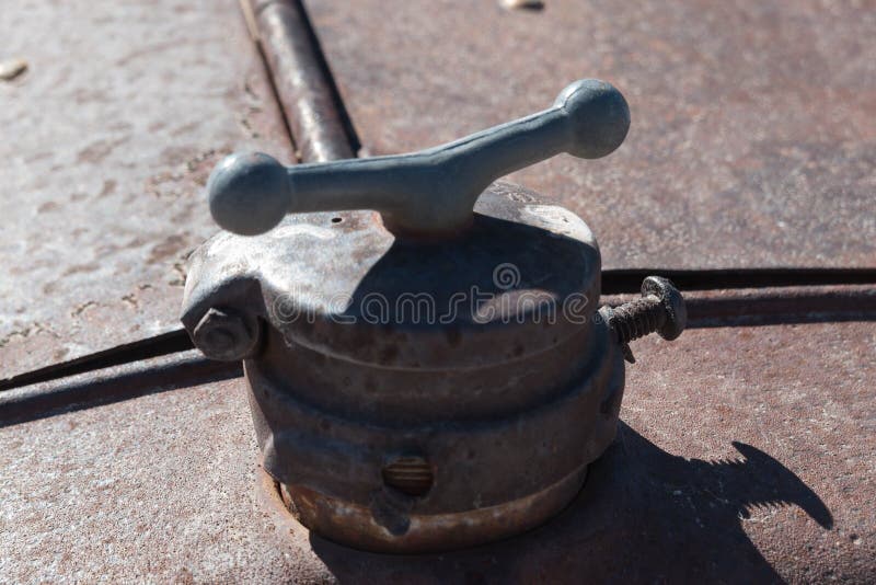 Vintage truck radiator cap stock image. Image of historical - 206597591