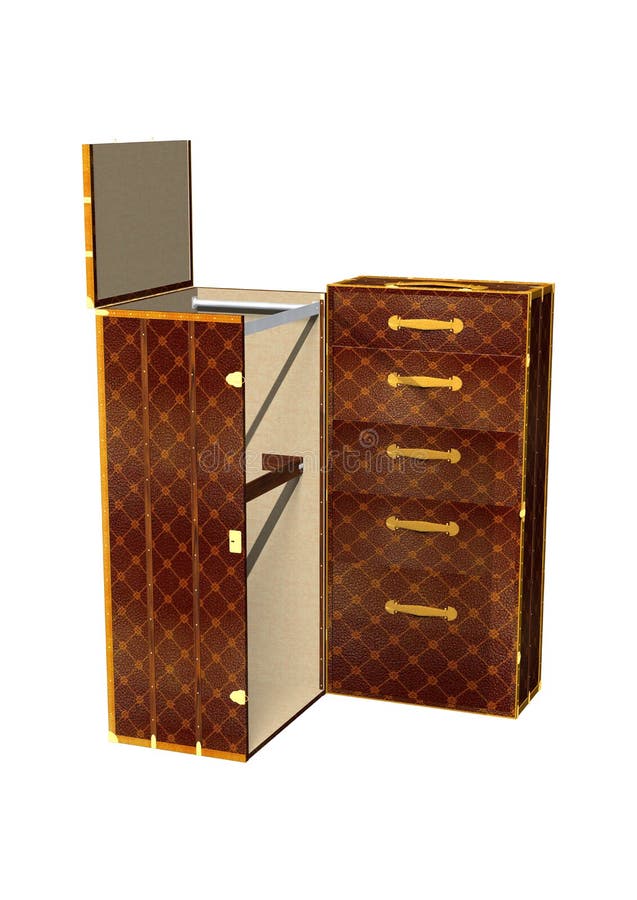 Vintage Trunk stock illustration. Illustration of transport - 35895948