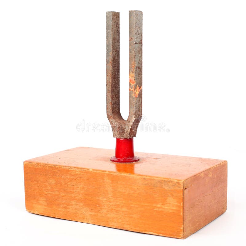 Vintage tuning fork stock photo. Image of ringing, vintage - 17747096