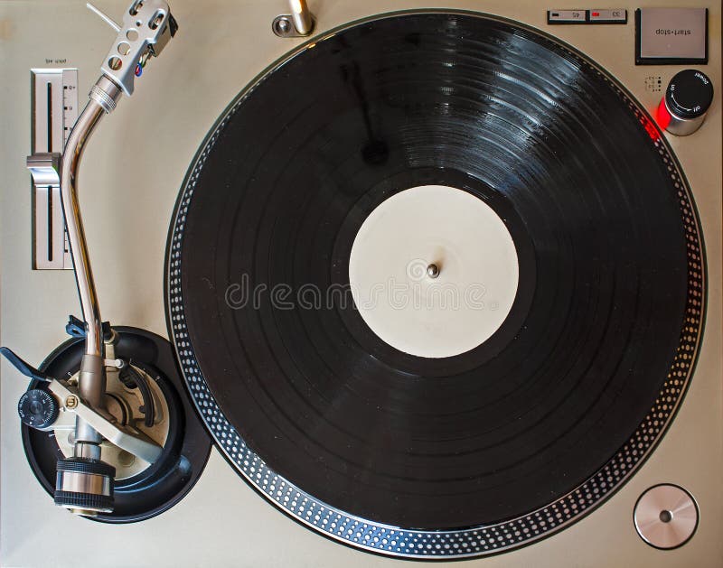 Vintage turn table stock photo. Image of groove, retro - 85887332