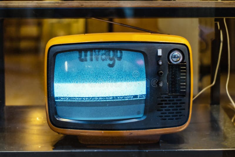Vintage tv stock photo. Image of vintage, shop, accessories - 112111760