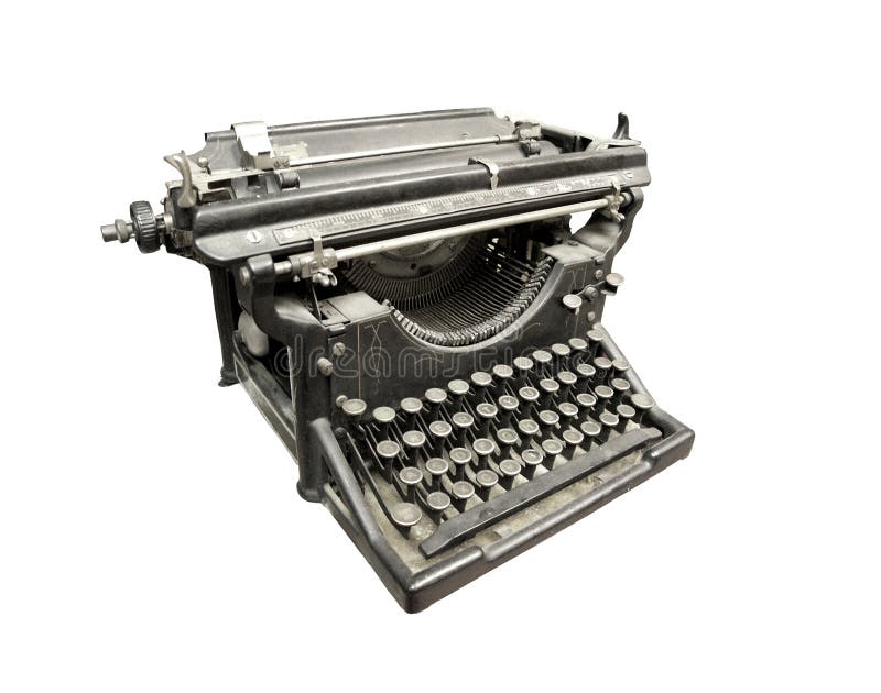 Antique typewriter stock photo. Image of stylish, typewriter - 6430386