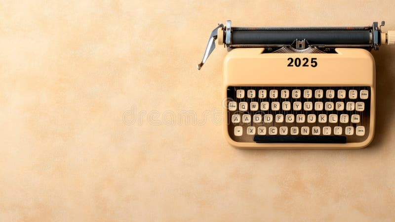 Vintage Typewriter 2025 Goals Planning Goals New Year Writing Future a ...