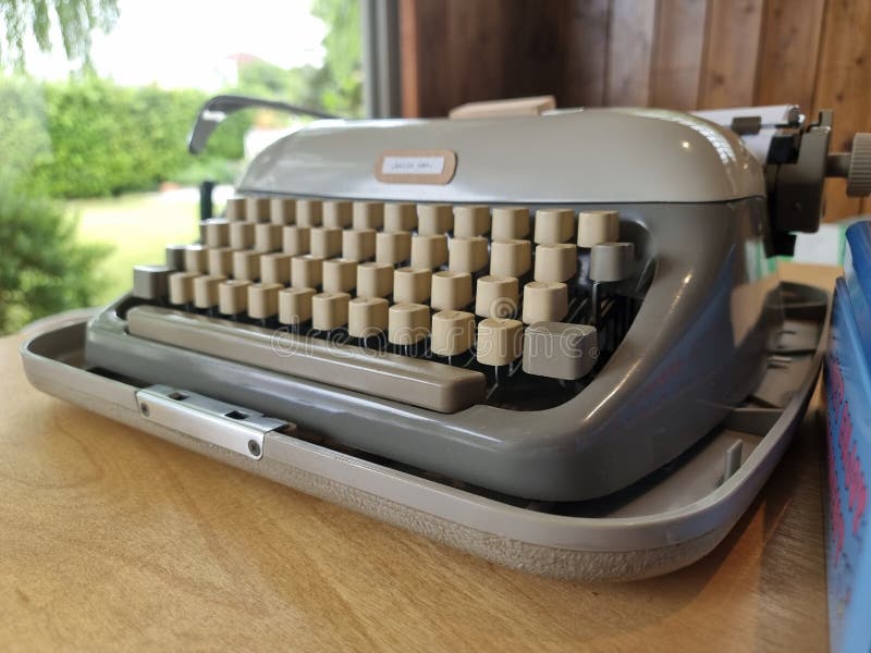 The Vintage Typewriter, with Its Mechanical Keys and Classic Design ...