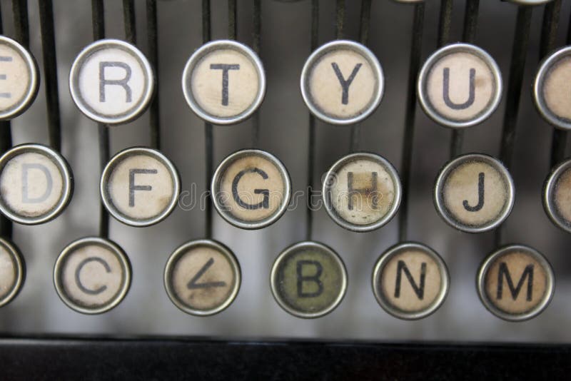 Typewriter keys stock photo. Image of typewriter, keyboard - 30216514
