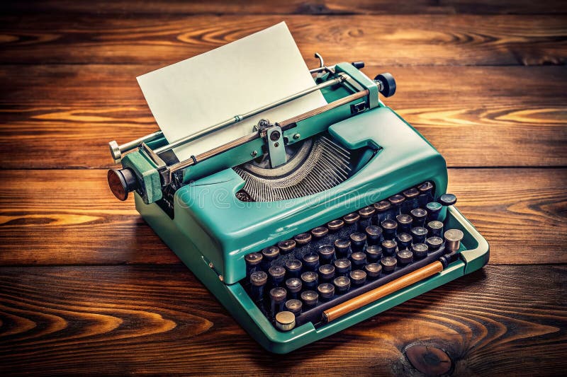A Vintage Typewriter and Paper Celebrating the Timeless Art of ...