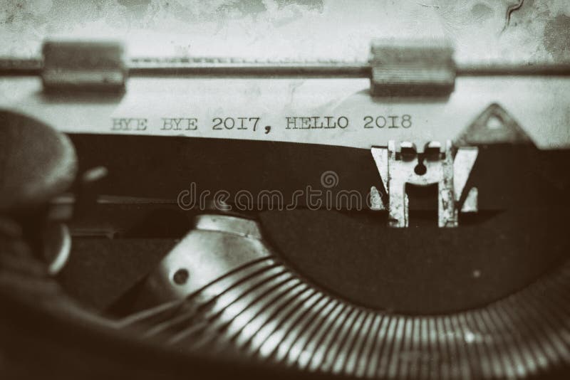 Vintage Typewriter with a Text Stock Photo - Image of phrase, equipment ...