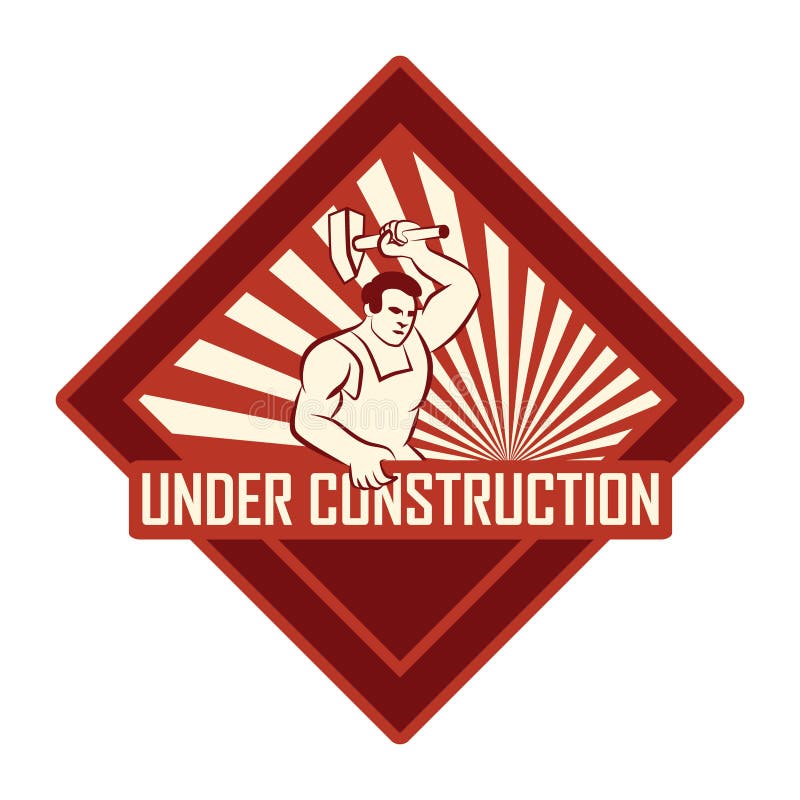 Under Construction Logo Stock Illustrations – 2,813 Under Construction ...
