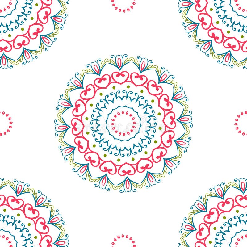 Universal Different Seamless Eastern Patterns Stock Illustrations – 349 ...