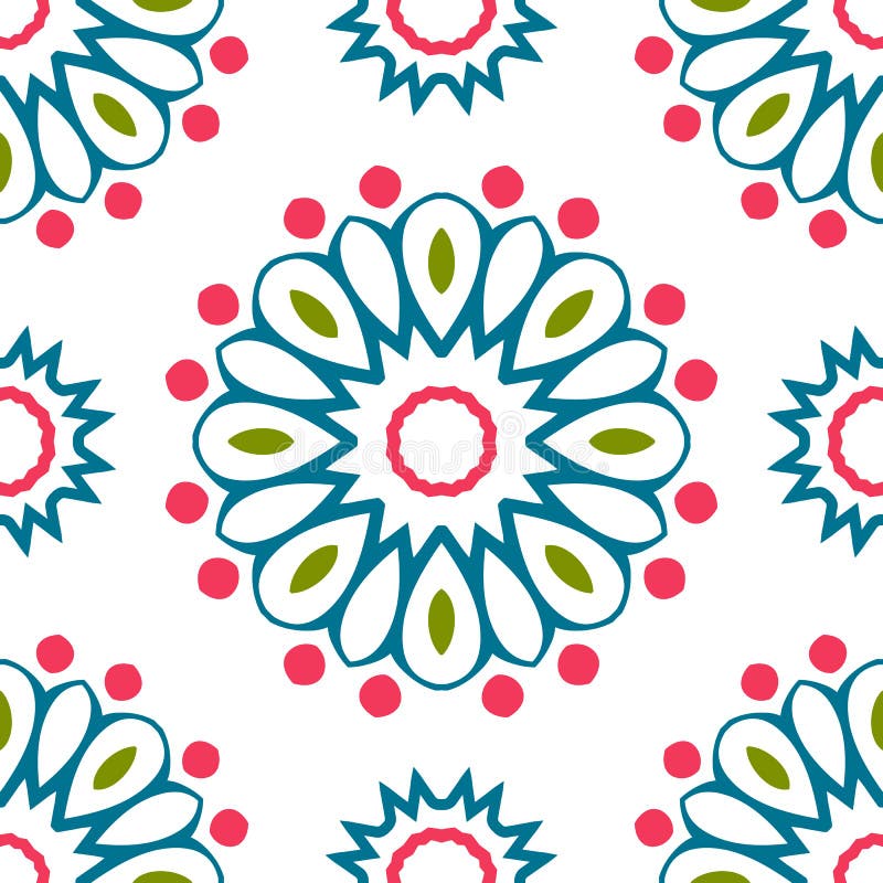 Universal Different Seamless Eastern Patterns Stock Illustrations – 349 ...