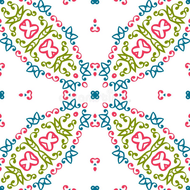 Vintage Universal Different Seamless Eastern Patterns (tiling). Stock ...