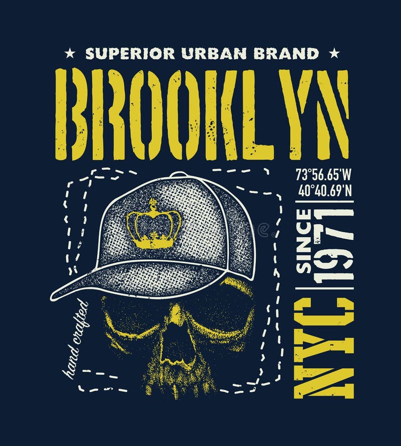 Vintage Urban Typography Vector Illustration Stock Vector ...