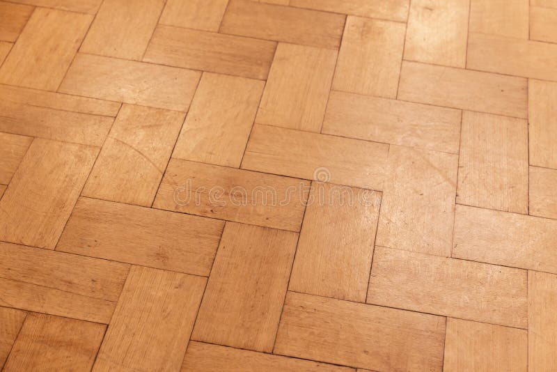Vintage Used Oak Parquet Made of Rectangle Planks Stock Image - Image ...
