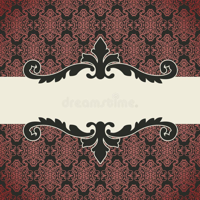 Vintage vector background stock vector. Illustration of seamless - 62549882