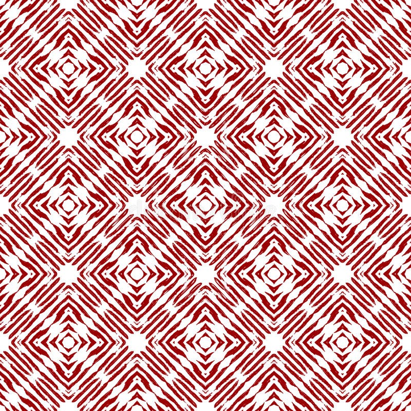 Vintage Vector Checked Seamless Pattern with Brushed Lines in Red and ...