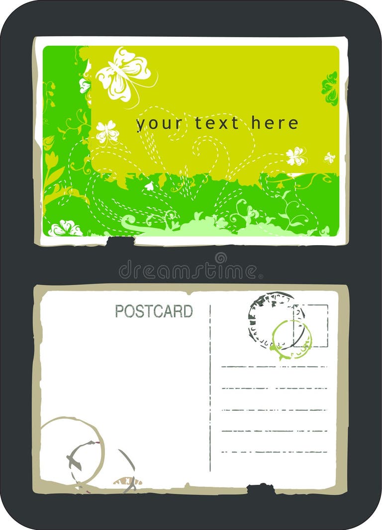 Postcard Border Front Stock Illustrations – 897 Postcard Border Front ...