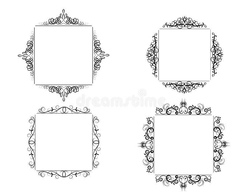 Square Swirl Clipart