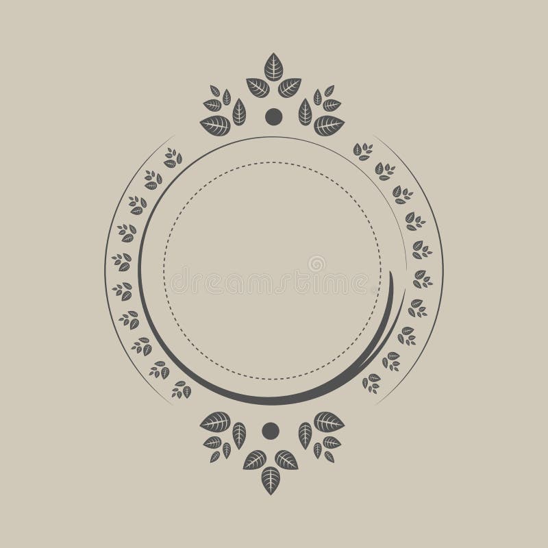 Vintage vector vignette stock vector. Illustration of frame - 111890538
