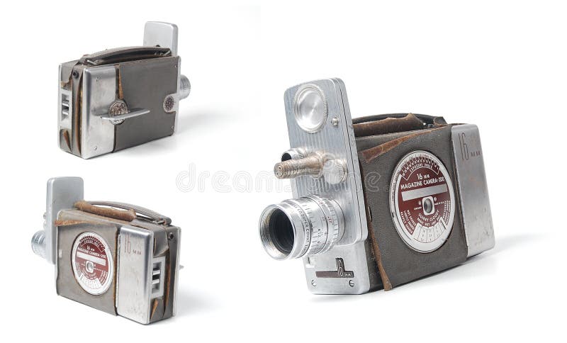 Vintage video camera stock photo. Image of 1940, metal - 15080334