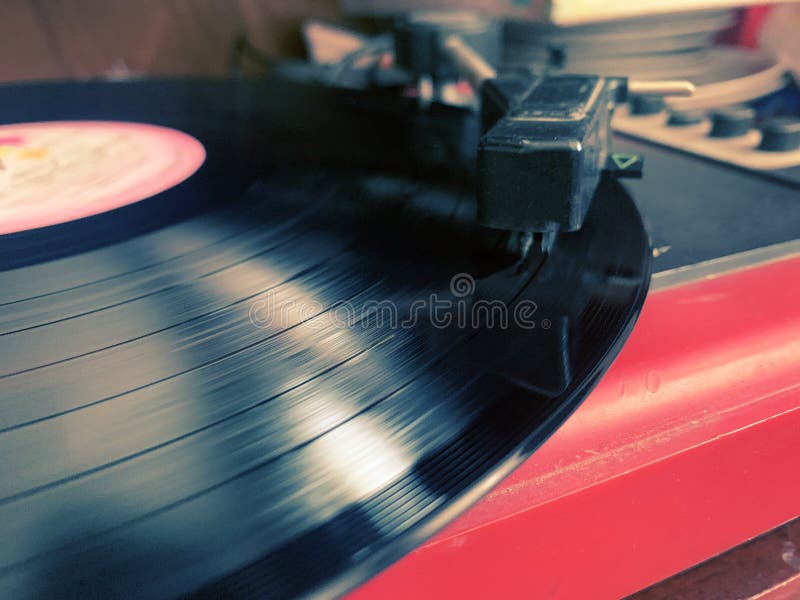 Vintage vinyl plate stock image. Image of nightlife - 214540571