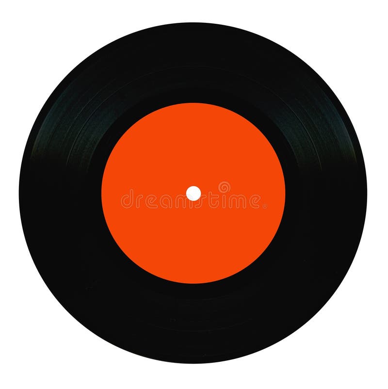 7 inch Vinyl Record stock image. Image of black, spin - 3400163