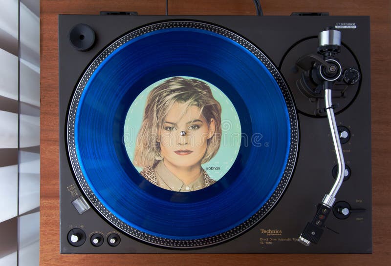 Vintage Vinyl Record Player Turntable Editorial Stock Image - Image of ...